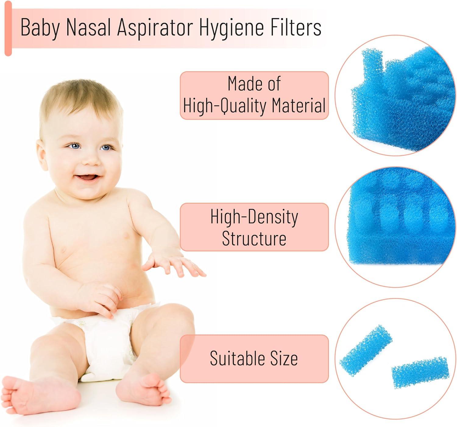 Baby Nasal Aspirator Hygiene Filters, 200 Pack, Nasal Aspirator Filters ...