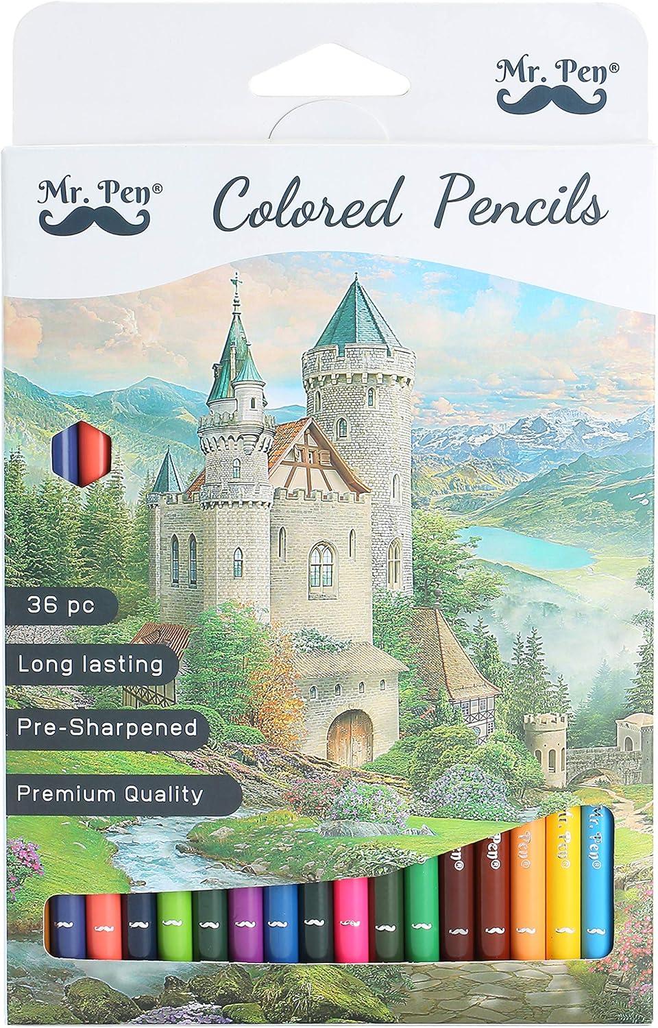 Mr. Pen- Colored Pencils, 36 Pack, Soft Core, Colored Pencils for Adult ...