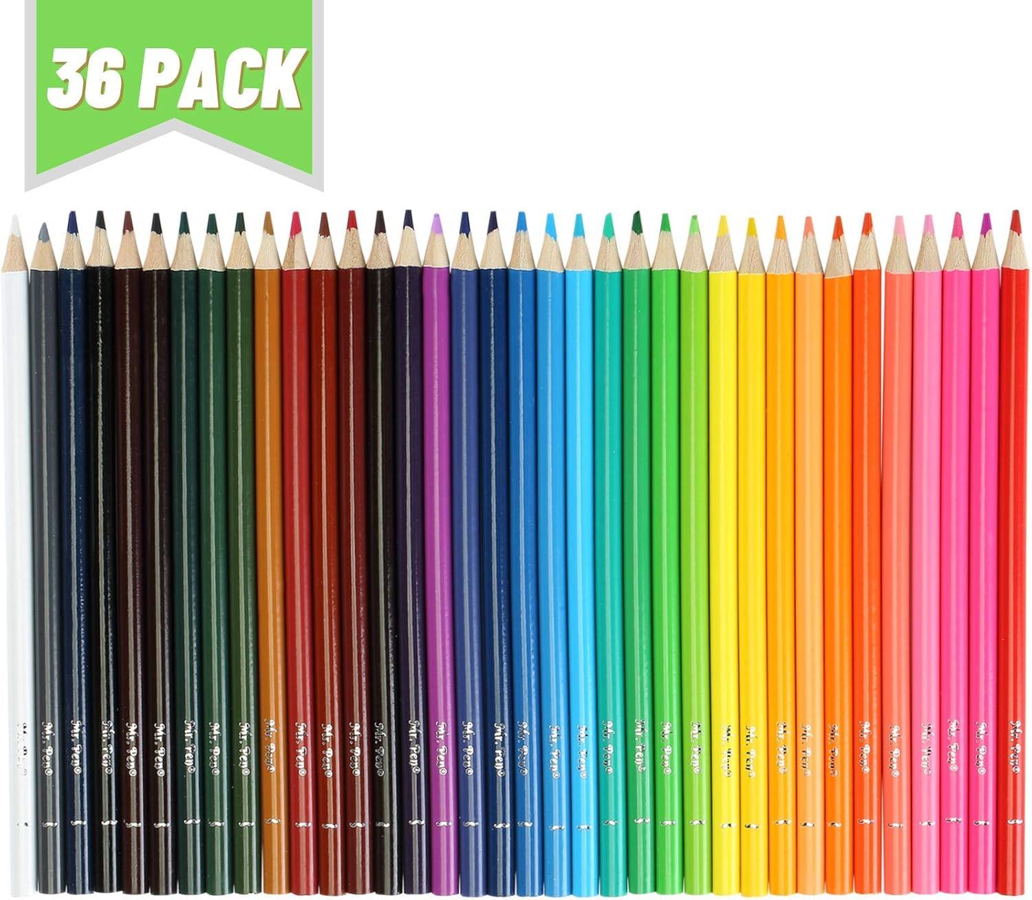 Mr. Pen- Colored Pencils, 36 Pack, Soft Core, Colored Pencils for Adult ...