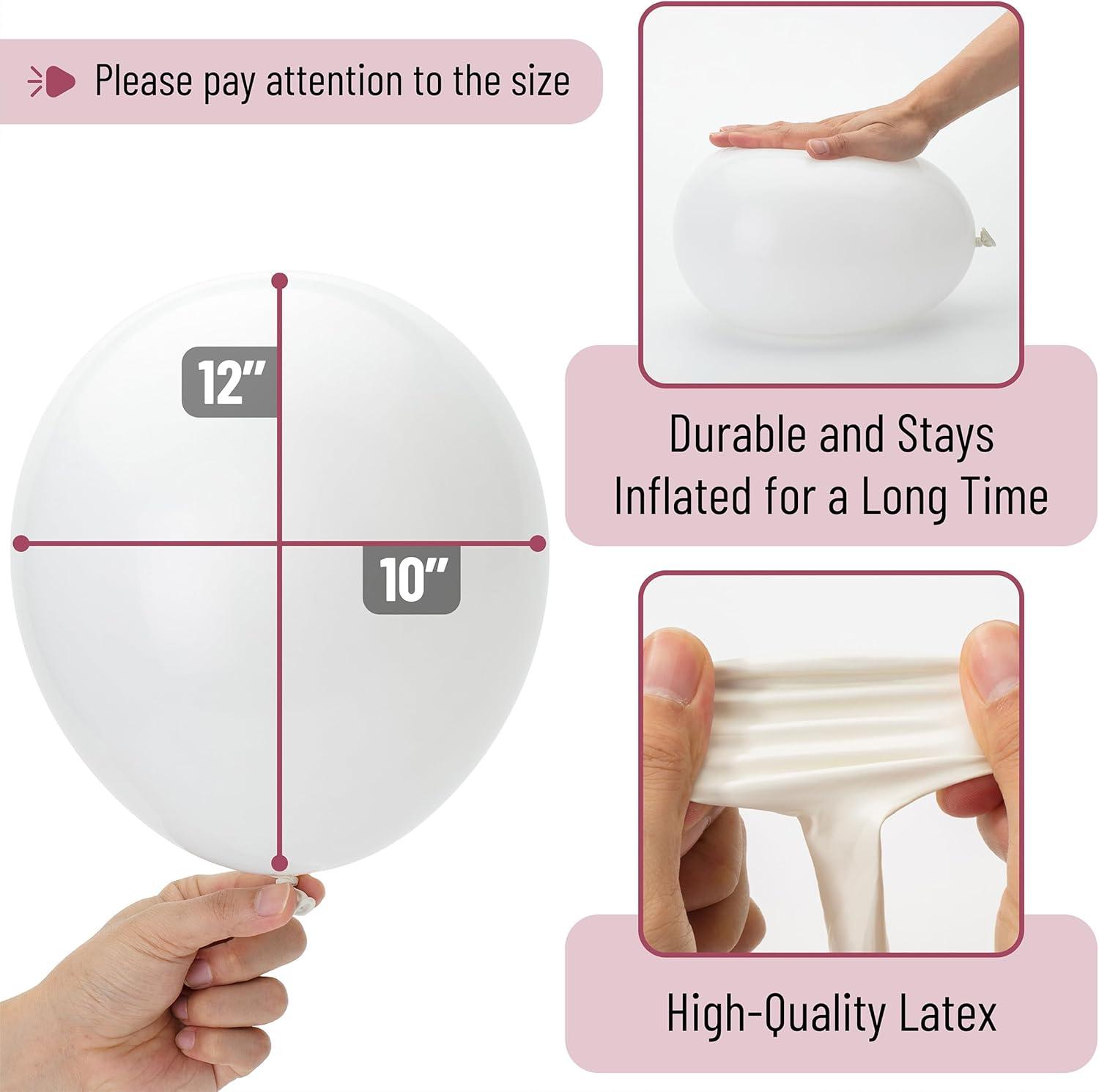 Mr. Pen- 54 Pack Morandi Color Balloons, 12-Inch Rainbow, Latex ...