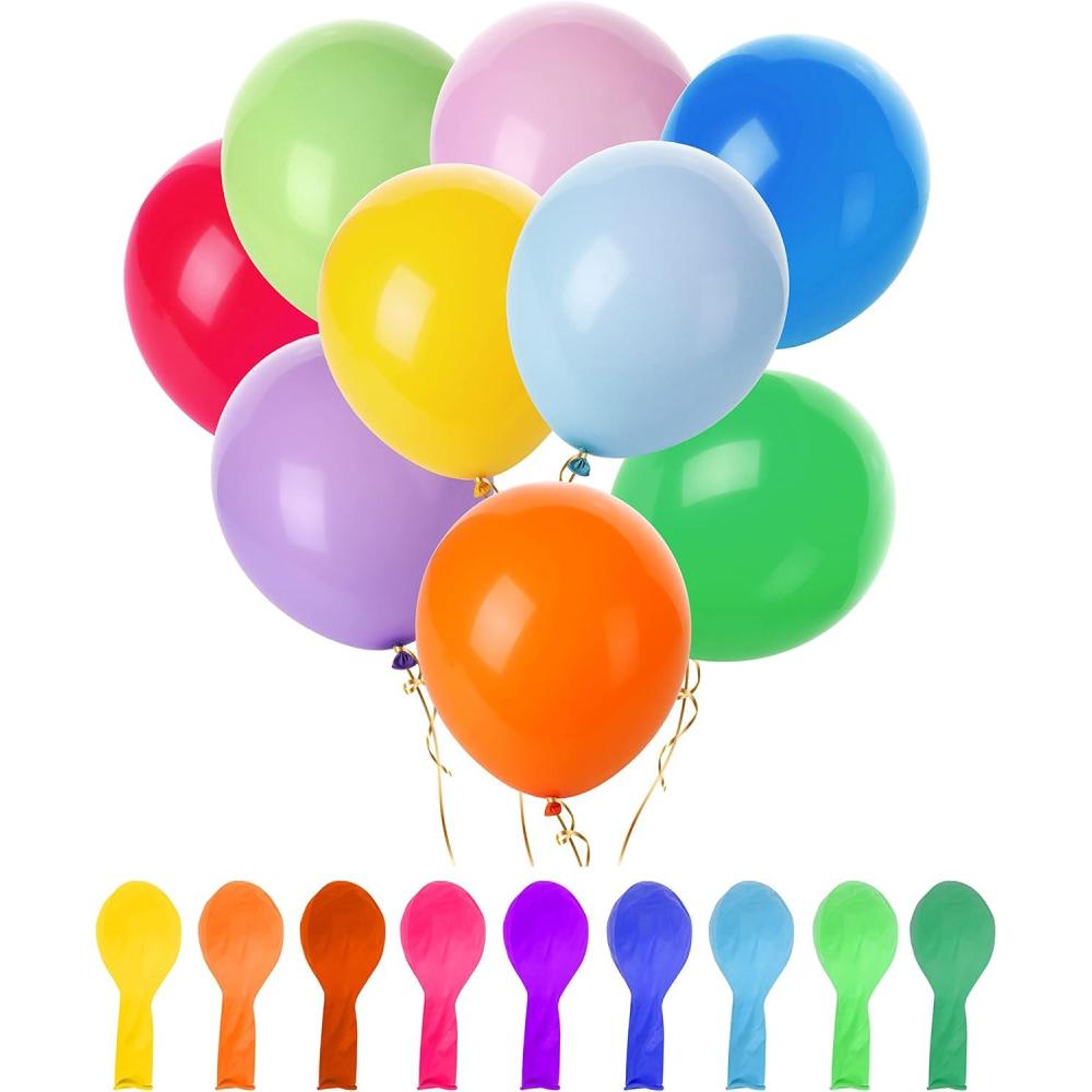 Mr. Pen- 54 Pack Morandi Color Balloons, 12-Inch Rainbow, Latex ...