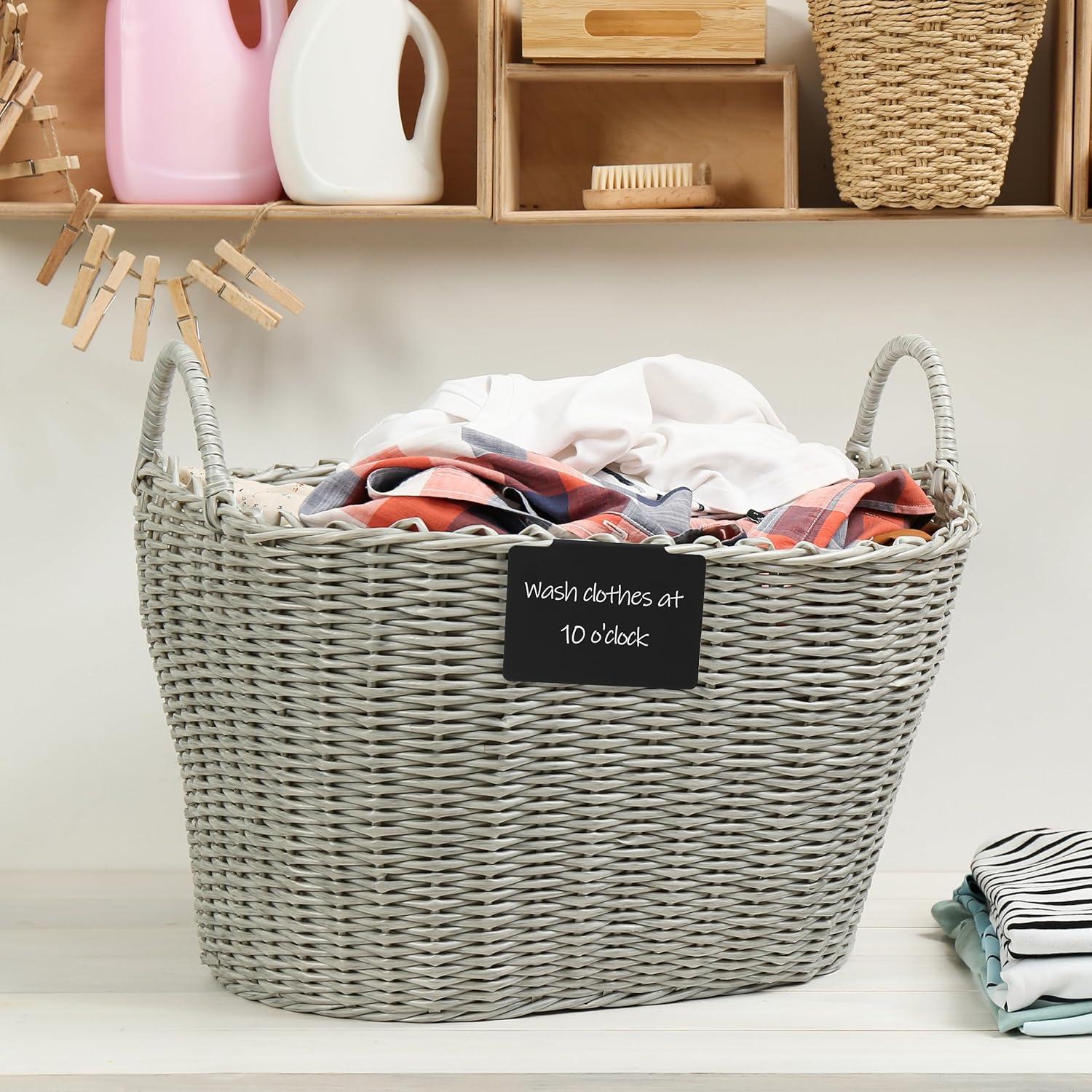 Mr. Pen- Basket Labels Clip On Set, 52 pcs, 50 Removable Bin Labels ...