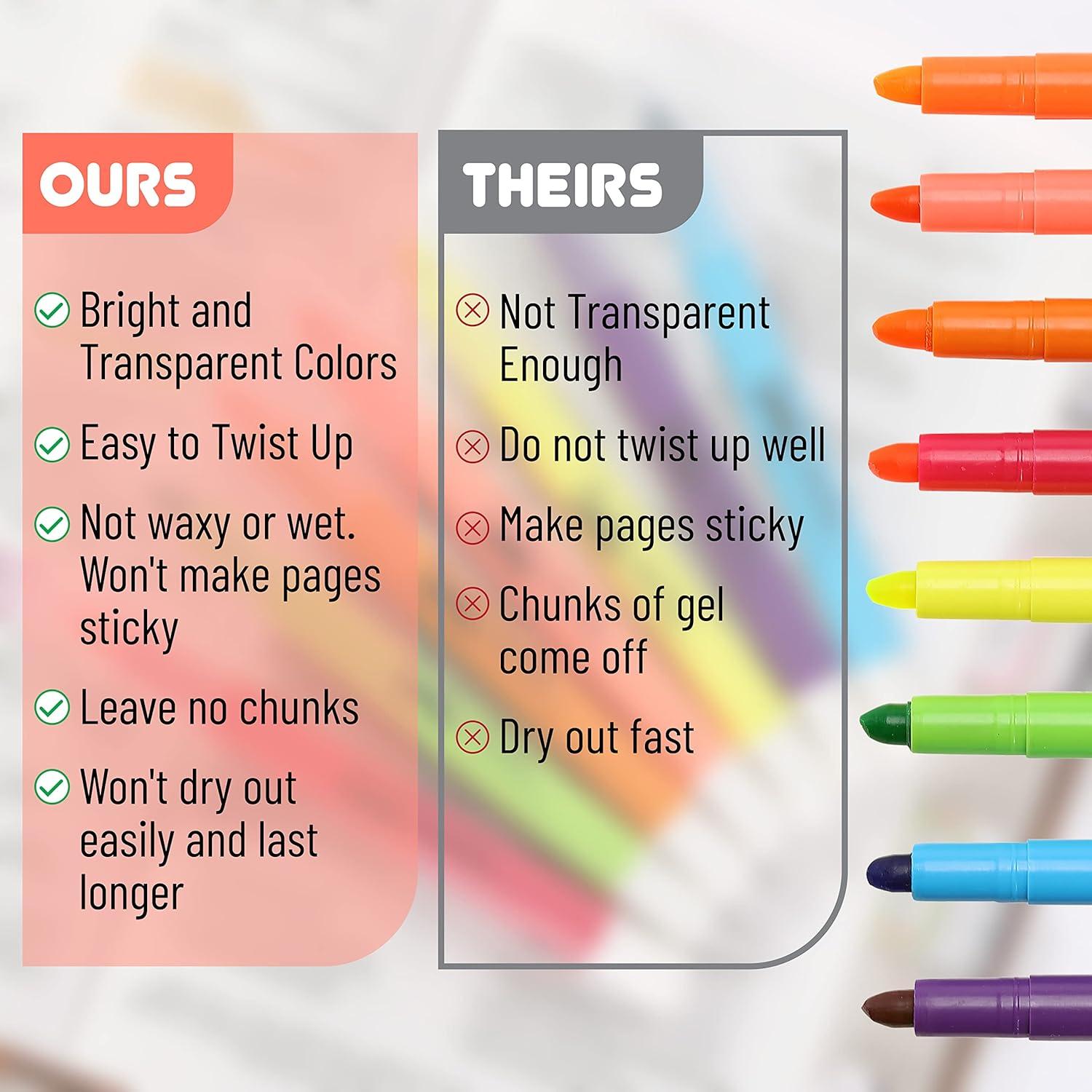 Mr. Pen- Gel Highlighters, 8 Pack, Morandi Colors, No Bleed Bible ...