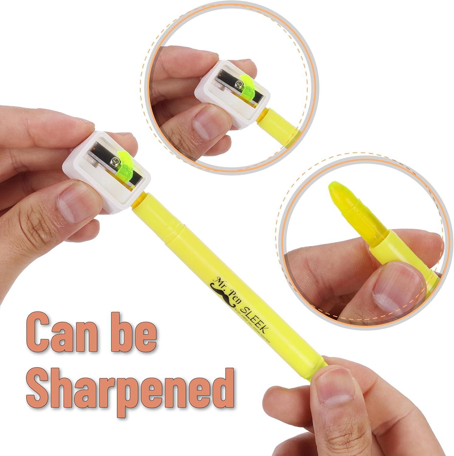 Mr. Pen- Gel Highlighters, 8 Pack, Morandi Colors, No Bleed Bible ...