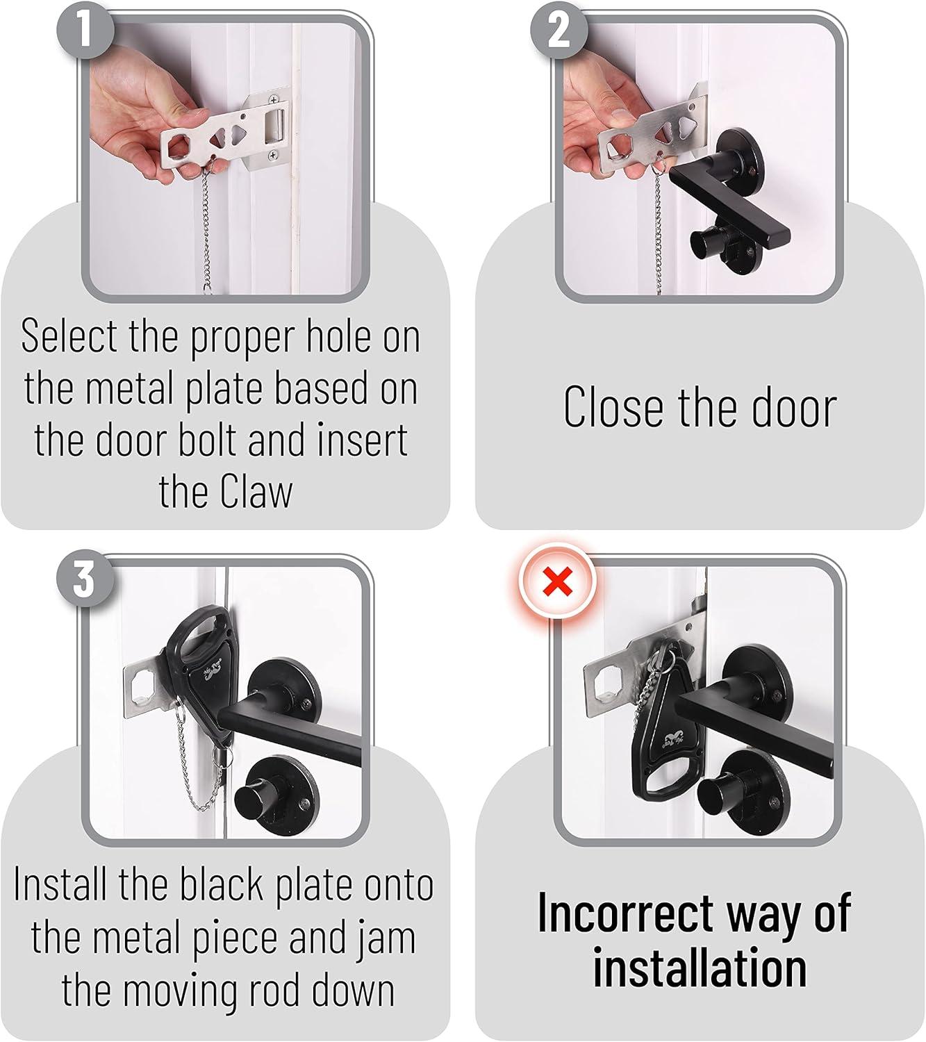 Mr. Pen- Portable Door Lock, Home Security Door Lock, Door Lock Latch ...