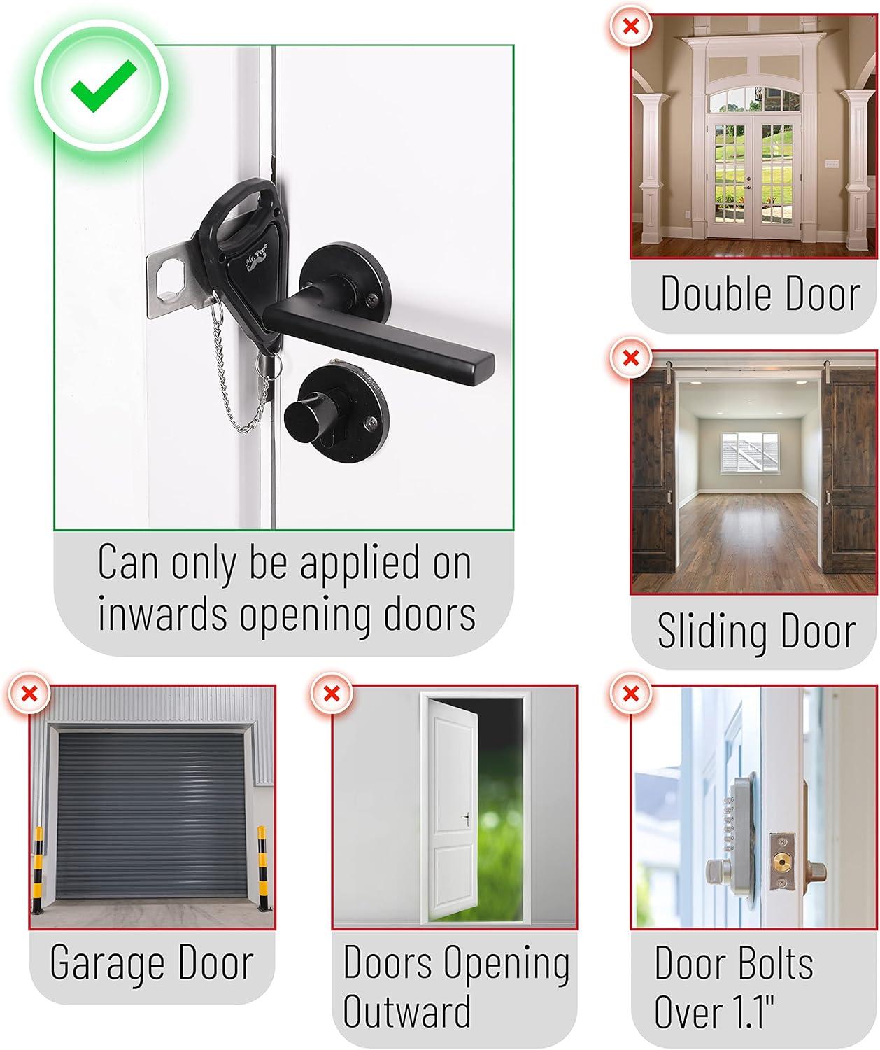 Mr. Pen- Portable Door Lock, Home Security Door Lock, Door Lock Latch ...