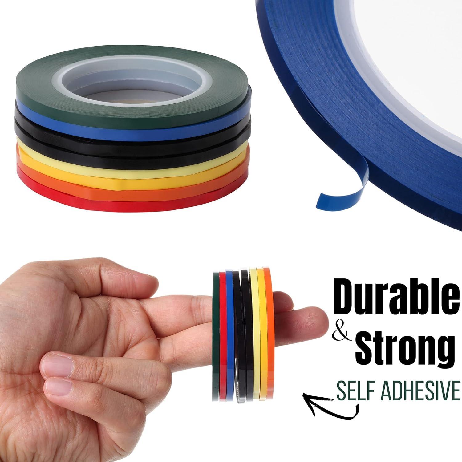 Mr. Pen Whiteboard Tape – 8 Pack Assorted Colors, Thin Dry Erase Board ...