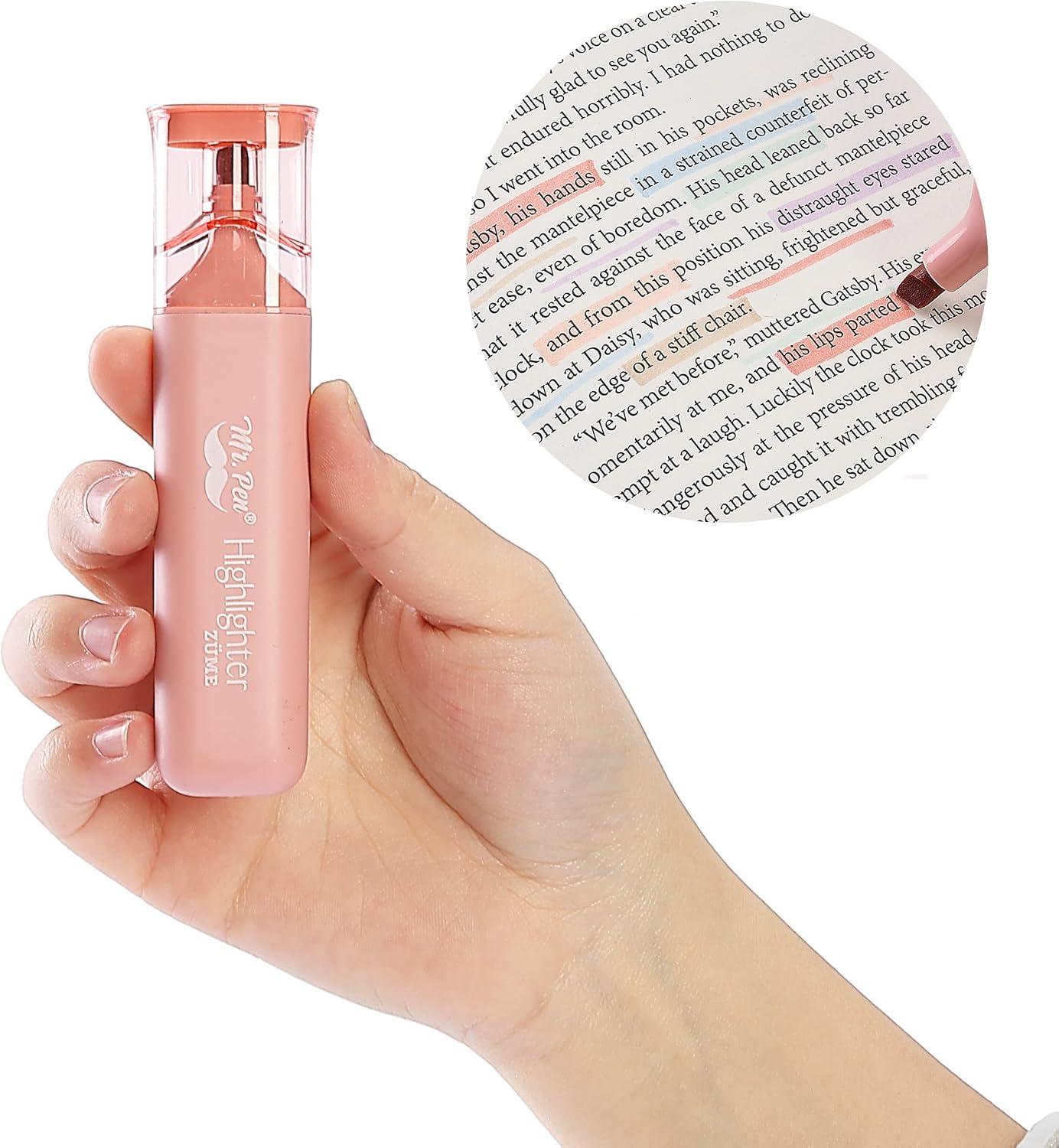 Mr. Pen- Highlighters Pastel Assorted Colors for Books, 6 Pack, Morandi ...