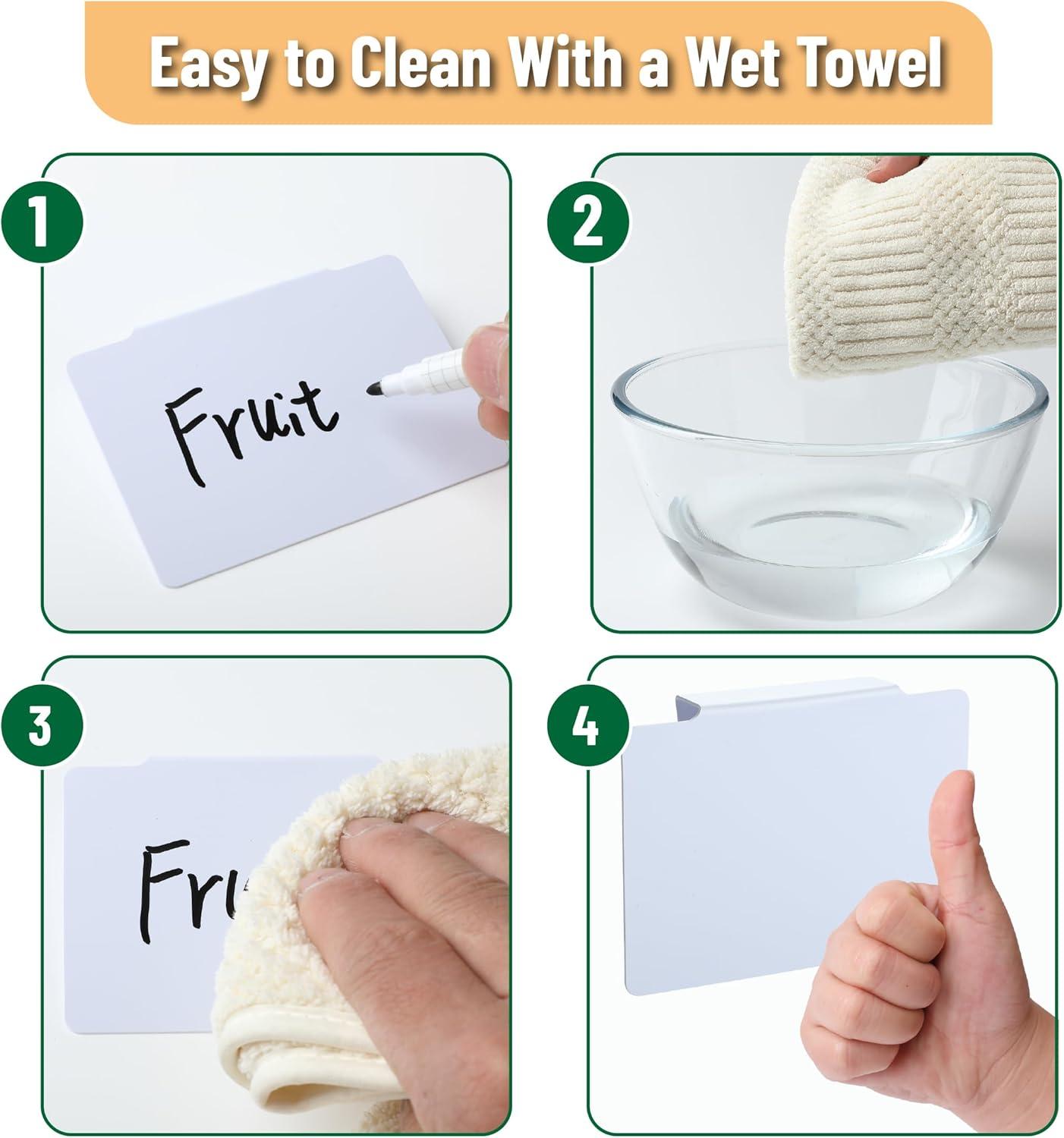 Mr. Pen- Basket Labels Clip On Set, 30 pcs Clip On Labels for Storage ...